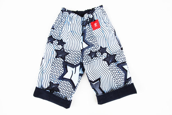 Baby and Toddler Reversible Pants "Stars and Waves" | PIKKU TAKKI