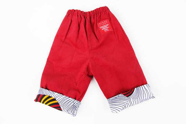 Baby and Toddler Reversible Pants "Burst" | PIKKU TAKKI