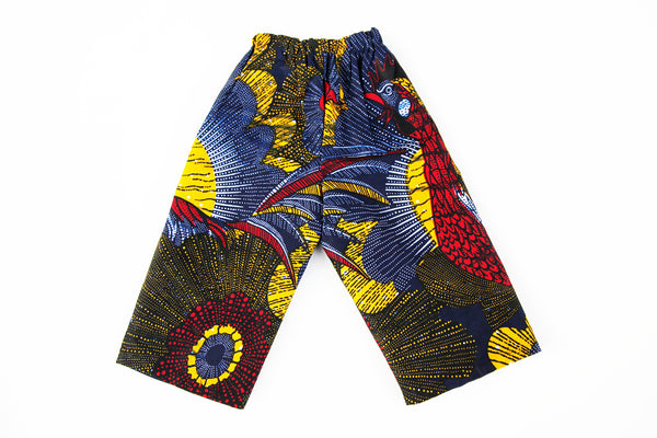 Baby and Toddler Reversible Pants "Cocorico" | PIKKU TAKKI