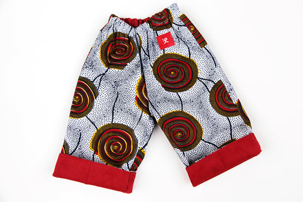 Baby and Toddler Reversible Pants "Spirals" | PIKKU TAKKI